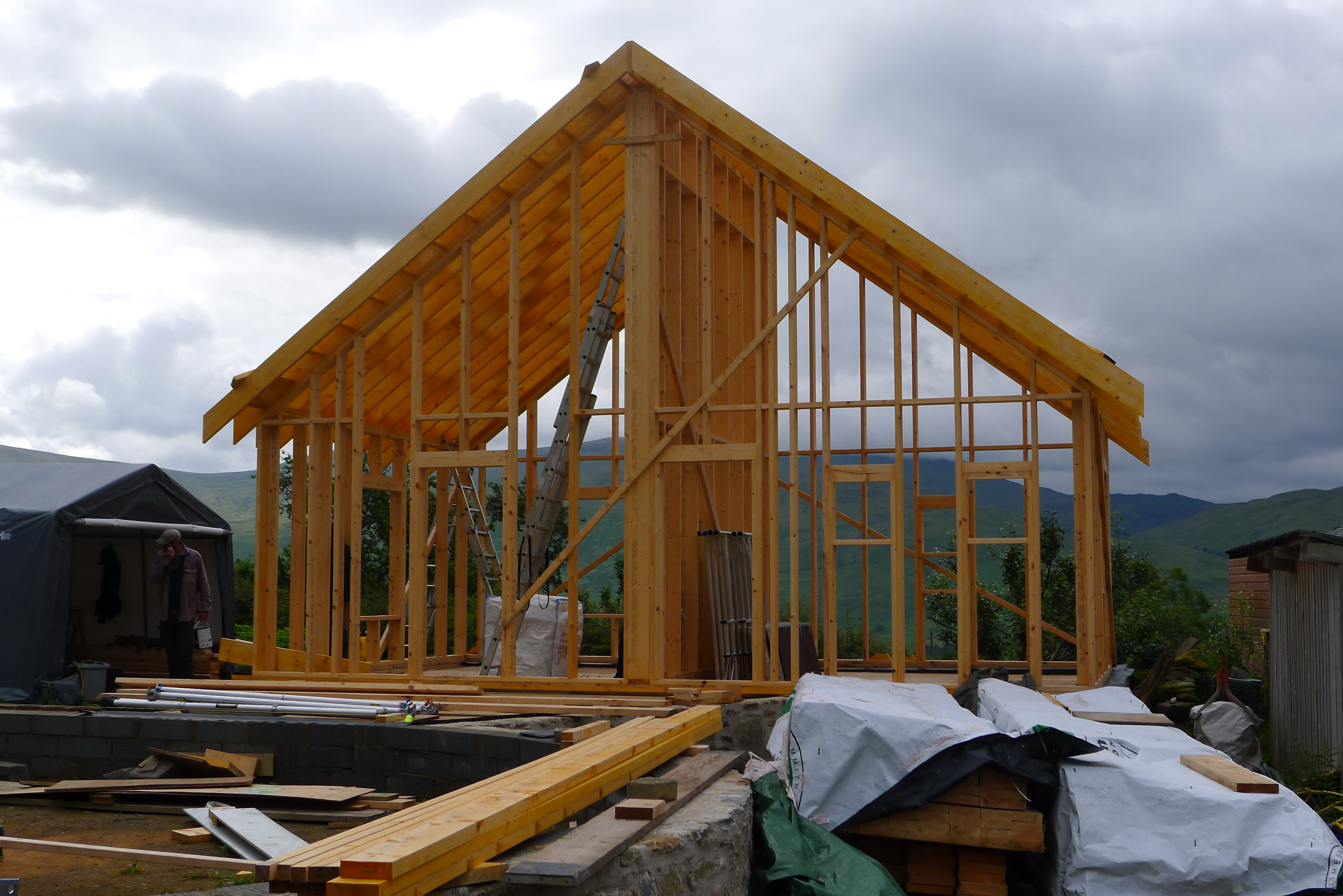 Timber Framing - UK Hempcrete